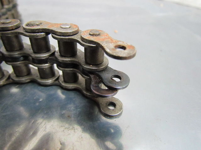 Diamond 40-2 No 40 Double Strand Riveted Roller Chain 1/2 Pitch 9' 3 ...