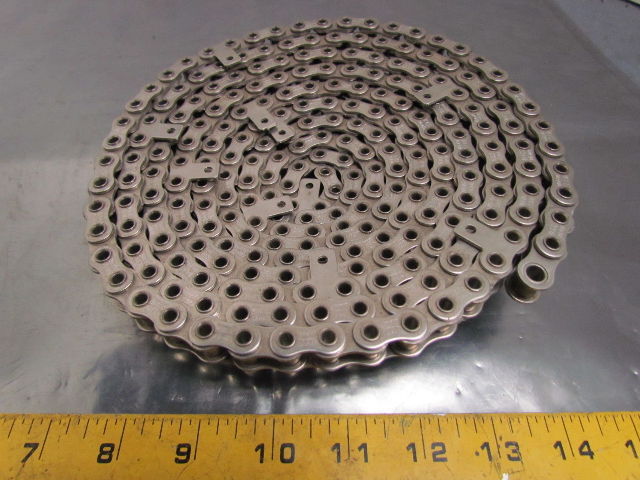 No 40 Single Strand Stainless Steel M1 Attachment Roller Chain 10 ...