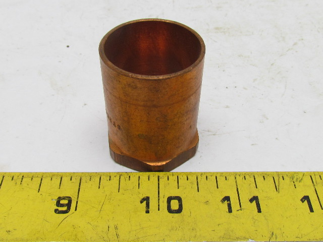 Streamline 1"x1/2" Female Threaded Wrot Copper Reducer Sweat Fitting ...