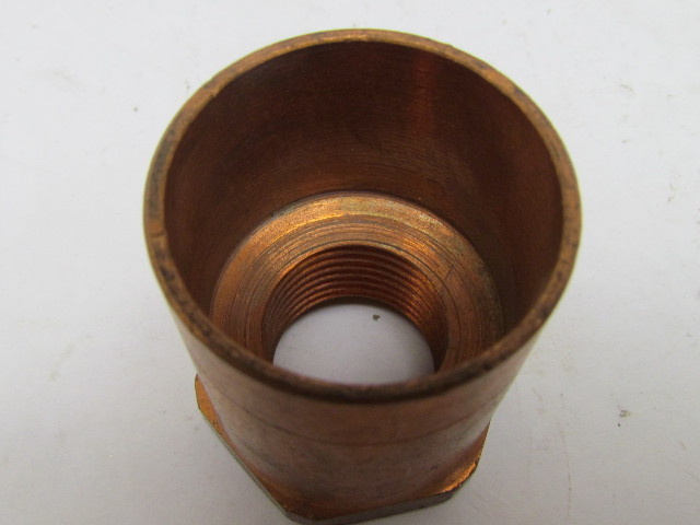 Streamline 1"x1/2" Female Threaded Wrot Copper Reducer Sweat Fitting ...