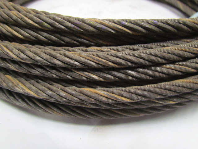 7X19 Cable Wire Rope 119' 5/16 dia Hoist TOW | Bullseye Industrial Sales