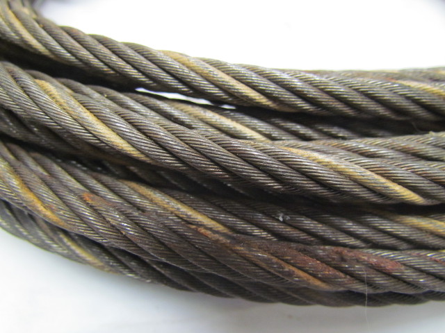 7X19 Cable Wire Rope 119' 5/16 dia Hoist TOW | Bullseye Industrial Sales