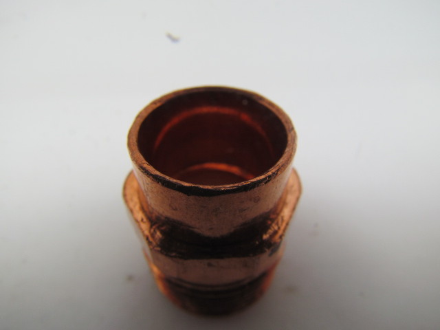 Nibco CP-604 1/2" CxM Copper x Male Threaded Adapter Fitting 1/2" Lot ...