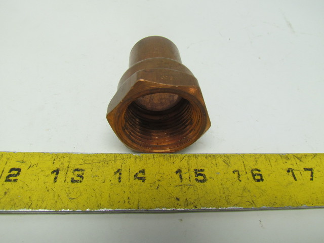 Nibco Ftg x FNPT 1"x1" Female Threaded Wrot Copper Adapter Fitting Lot ...