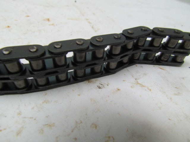 Tsubaki RF06B-2 8.5Ft Length riveted double strand roller chain 0.375 ...