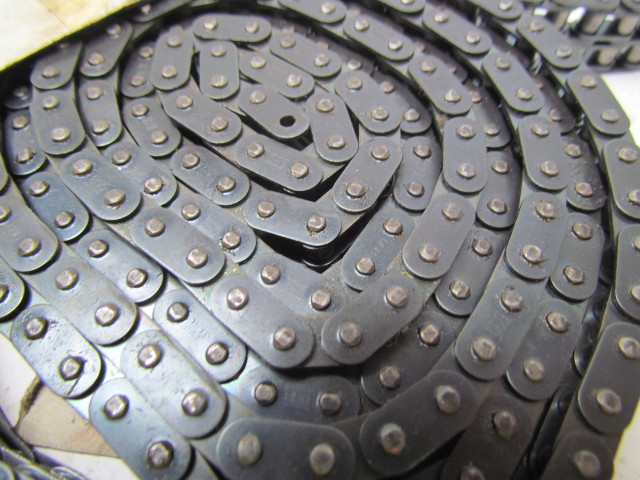 Tsubaki RF06B-2 8.5Ft Length riveted double strand roller chain 0.375 ...