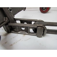 X458 Chain 90" Long Sec of Chain W/6 4" Trolleys with 4" Drop Overhead ...