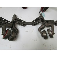 X458 Chain 90" Long Sec of Chain W/6 4" Trolleys with 4" Drop Overhead ...