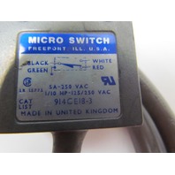 Micro Switch 914CE18-3 Limit Switch | Bullseye Industrial Sales