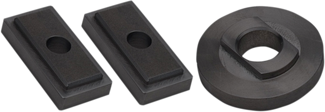 jims Black Rear Axle Lockdown Adjuster Kit 73-04 Harley Touring Softail ...