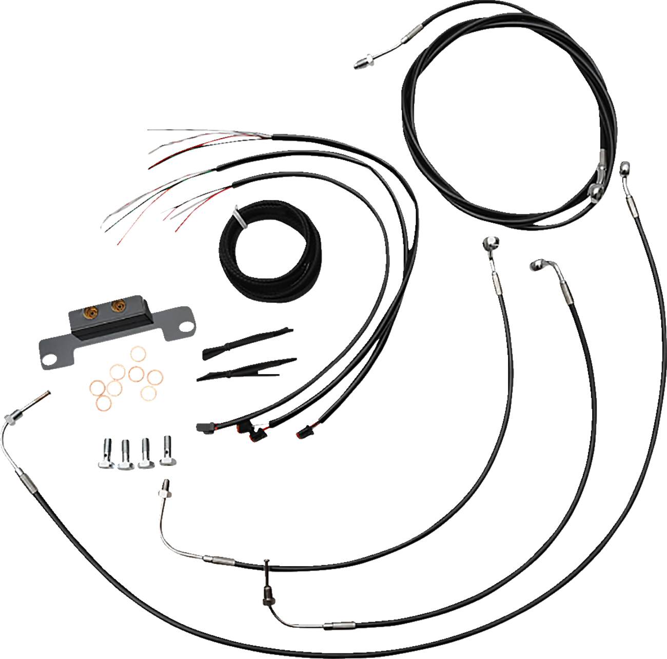 La Choppers 12"-14" Ape Hanger Complete Cable Kit 2021-2023 Harley Road ...