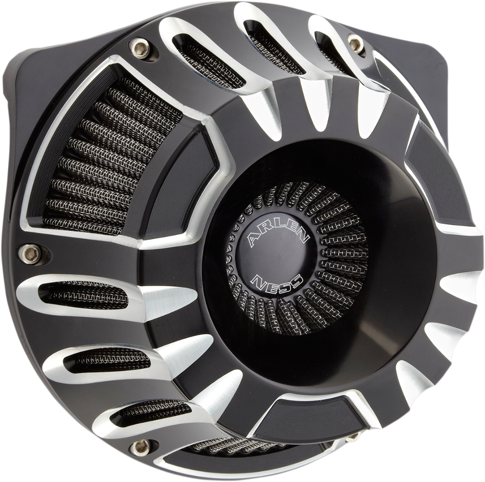 Arlen Ness Black Inverted Air Cleaner Filter 2008-2017 Harley Touring ...
