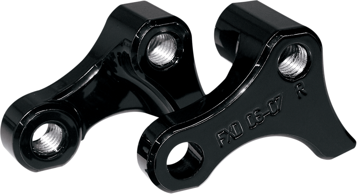 La Choppers Black -1" Rear Shock Lowering Kit fits 06-17 Harley ...