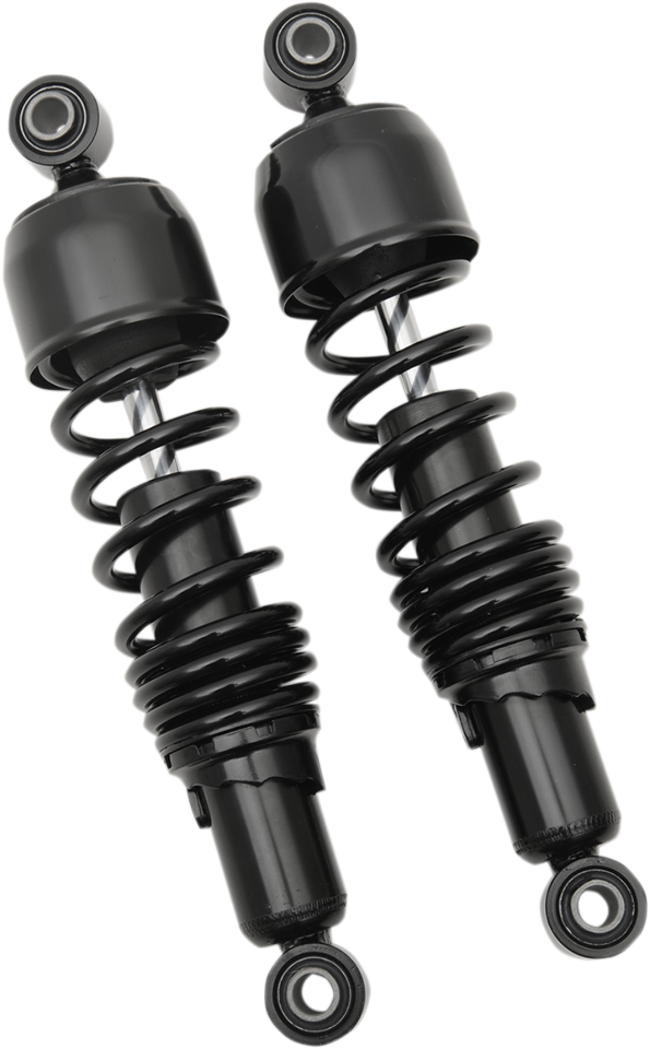 Drag Specialties Black Standard 13" Rear Shocks 1991-2017 Harley Dyna ...
