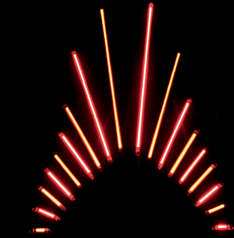 Customr Dynamics Truflex 14.60" Red LED Motorcycle Accent Light Strip ...