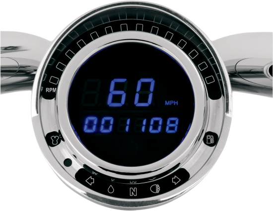 Dakota Digital Direct Plug in Blue LED Speedometer Speedo for Big Dog ...