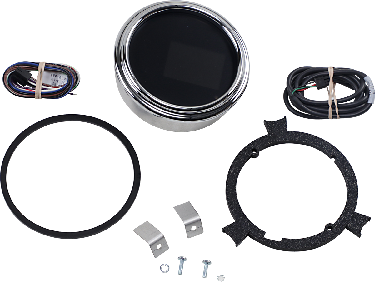 Dakota Digital Chrome MLX Motorcycle Speedometer 04-13 Harley Touring ...