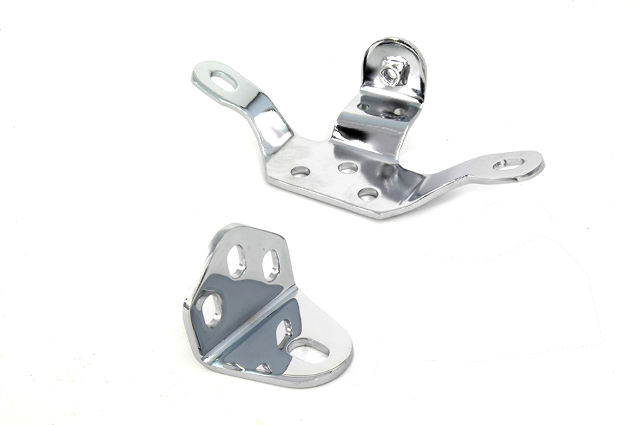 Vtwin Chrome Motorcycle Engine Mount Set 2006-2016 Harley FXST FLST ...