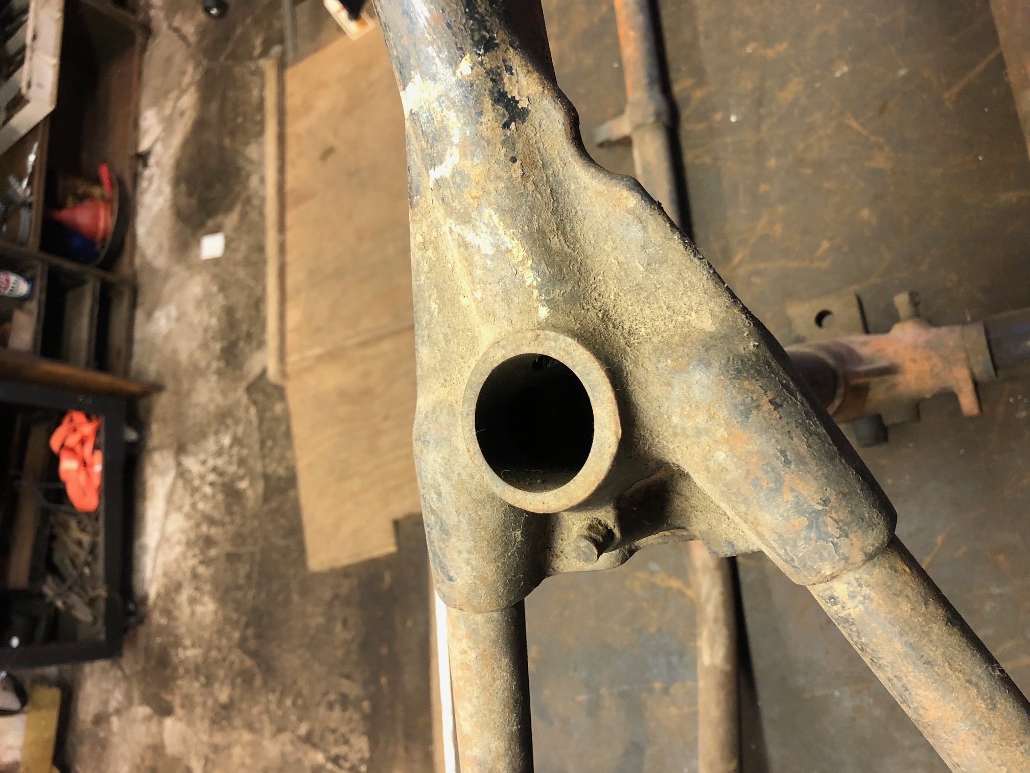 Original 1934 Indian Chief Motorcycle Hardtail Frame | JT's CYCLES