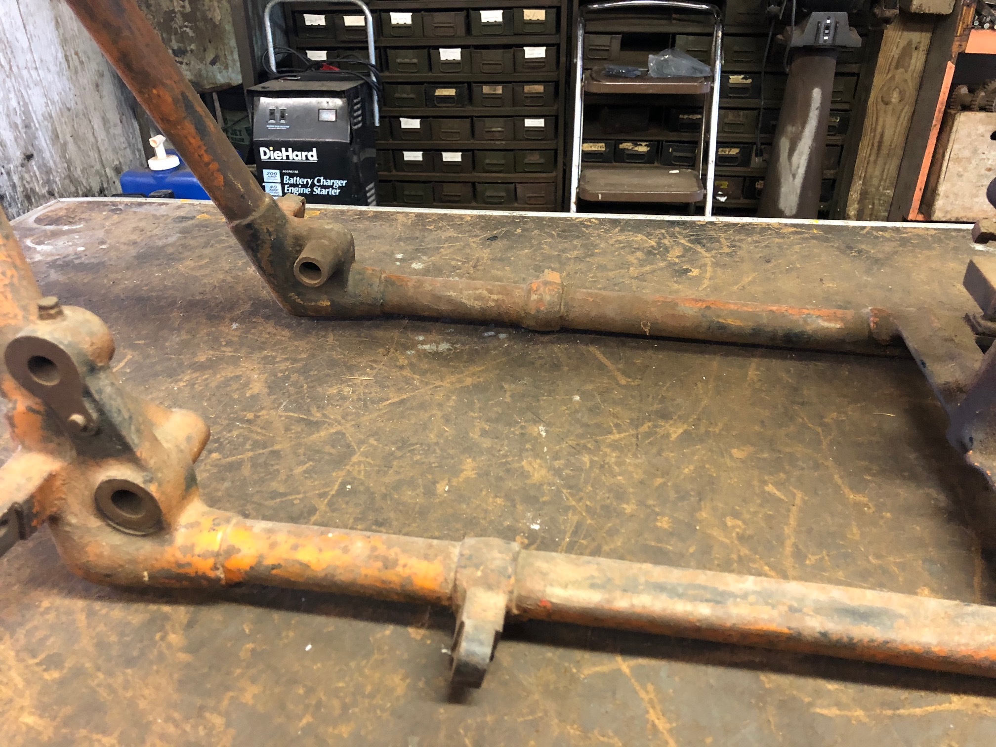 Original 1934 Indian Chief Motorcycle Hardtail Frame | JT's CYCLES