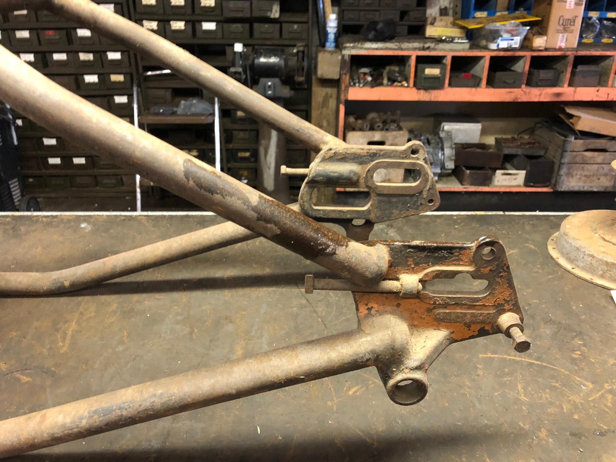 Original 1934 Indian Chief Motorcycle Hardtail Frame | JT's CYCLES