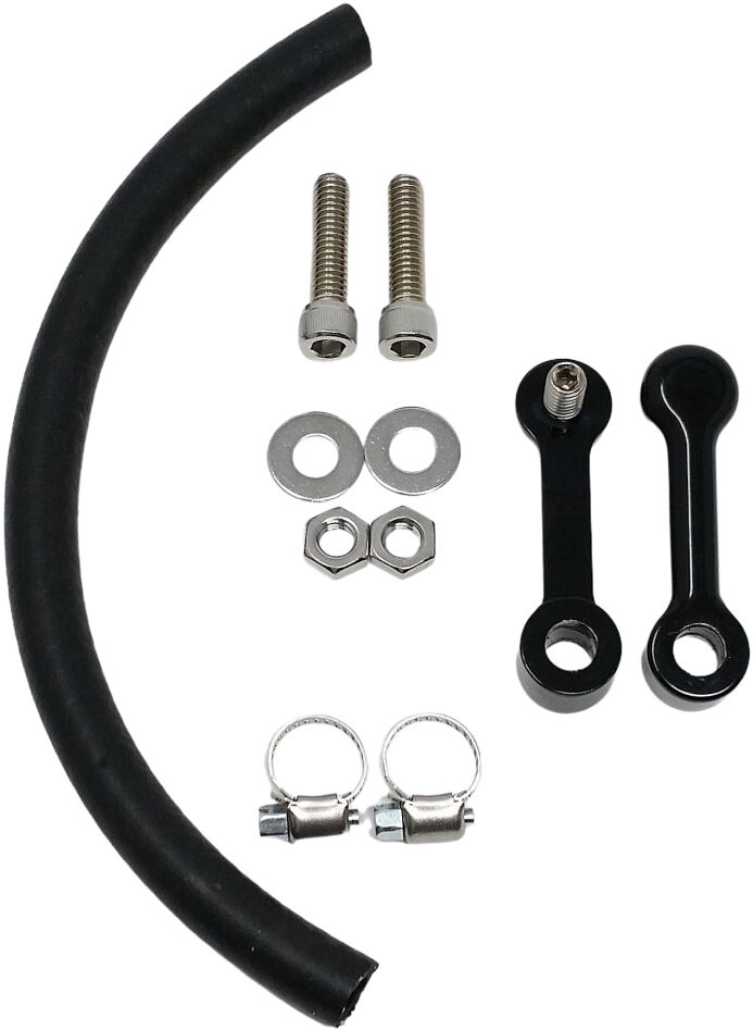 DK Custom Black 1" Billet Gas Fuel Tank Lift Kit 1999-2021 Touring ...