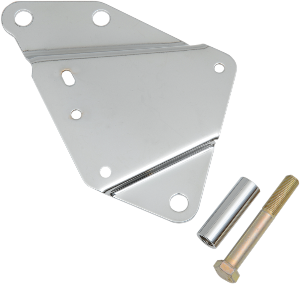 Paughco Teardrop Left Side Tool Box Mounting Bracket for 1984-99 Harley Softail | JT's CYCLES