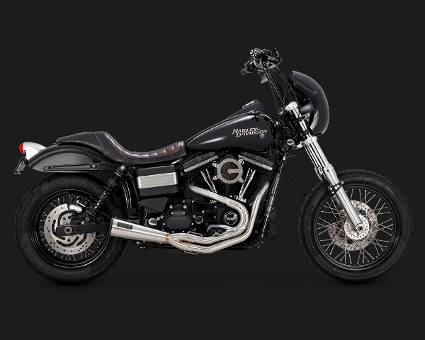 Vance & Hines Stainless Steel Upsweep Exhaust 1991-2017 Harley Dyna ...