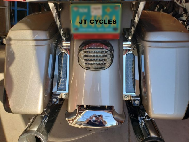 Custom Dynamics Chrome Probeam LED Saddlebag Fillerz for 14-19 Harley ...