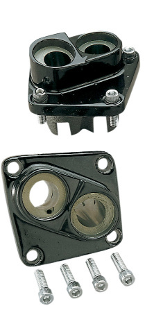 Drag Specialties Black Cast Iron Lifter Blocks for 57-84 Harley Touring ...