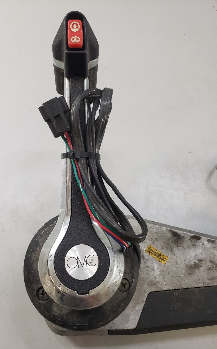 Johnson Evinrude OMC Concealed Side Mount Control Box W/ Trim Button ...