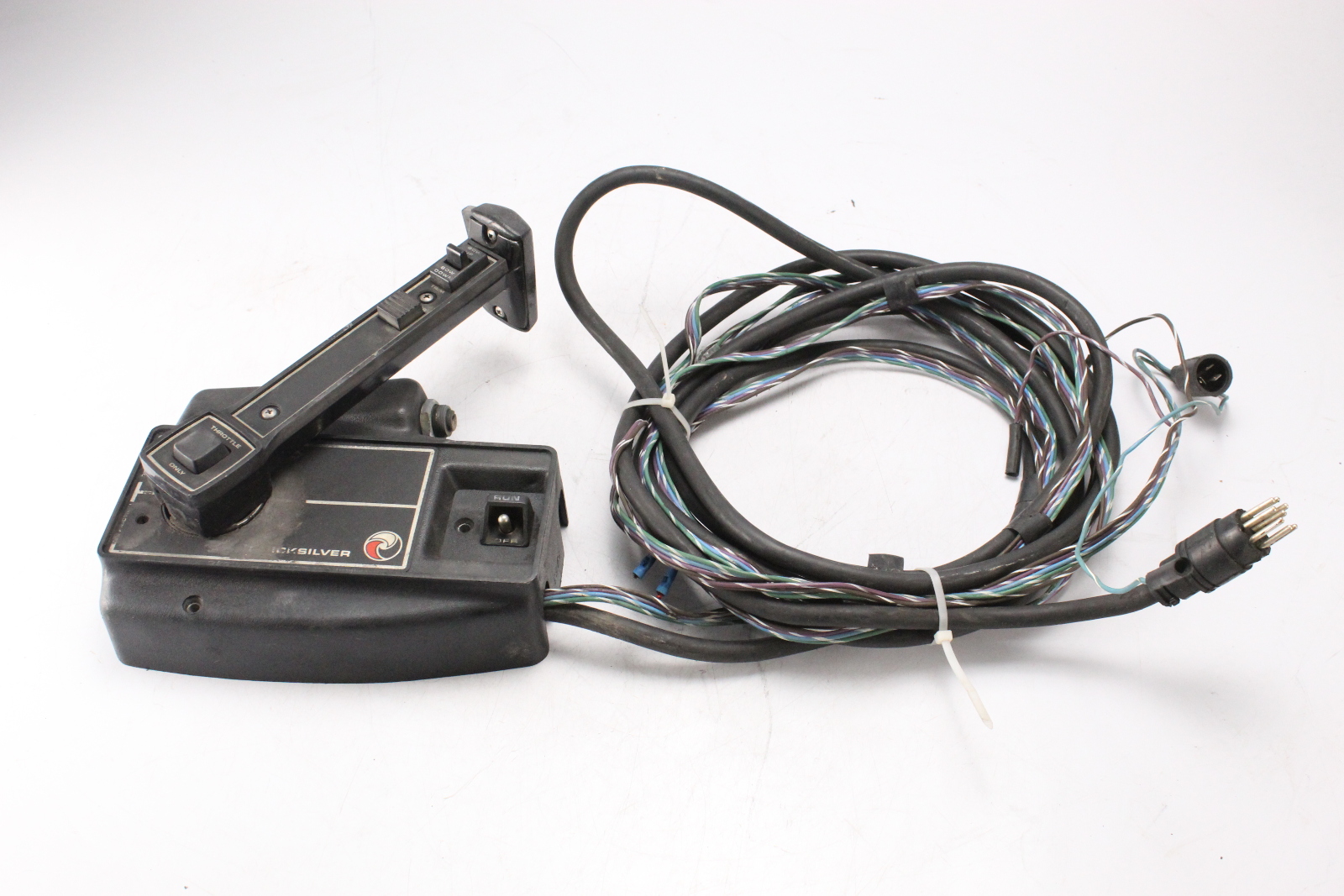 Quicksilver Mercury Side Mount Control Box W/ 15' Harness & Trim Switch ...