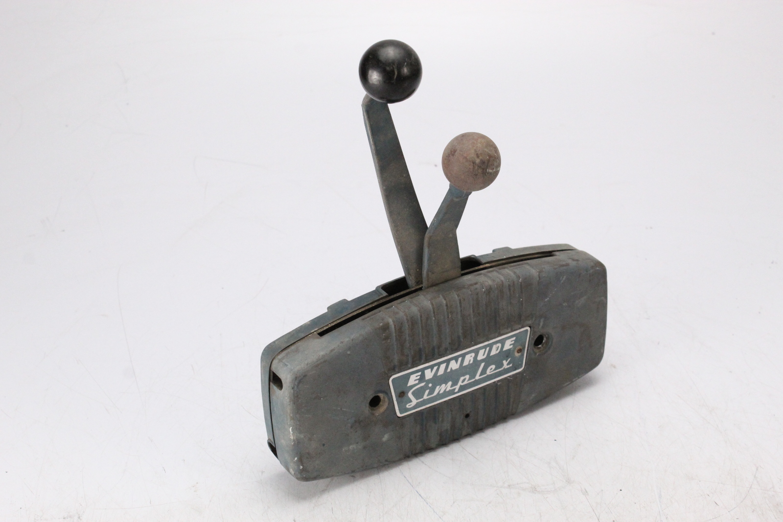 OMC Johnson Evinrude Simplex Twin Lever Side Mount Control Box ...