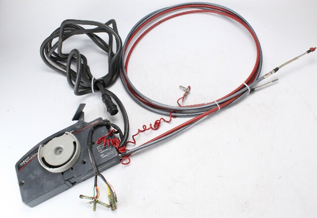OEM Yamaha 703 Remote Control Box Pull Side Mount Box W/ Harness & 12 ...