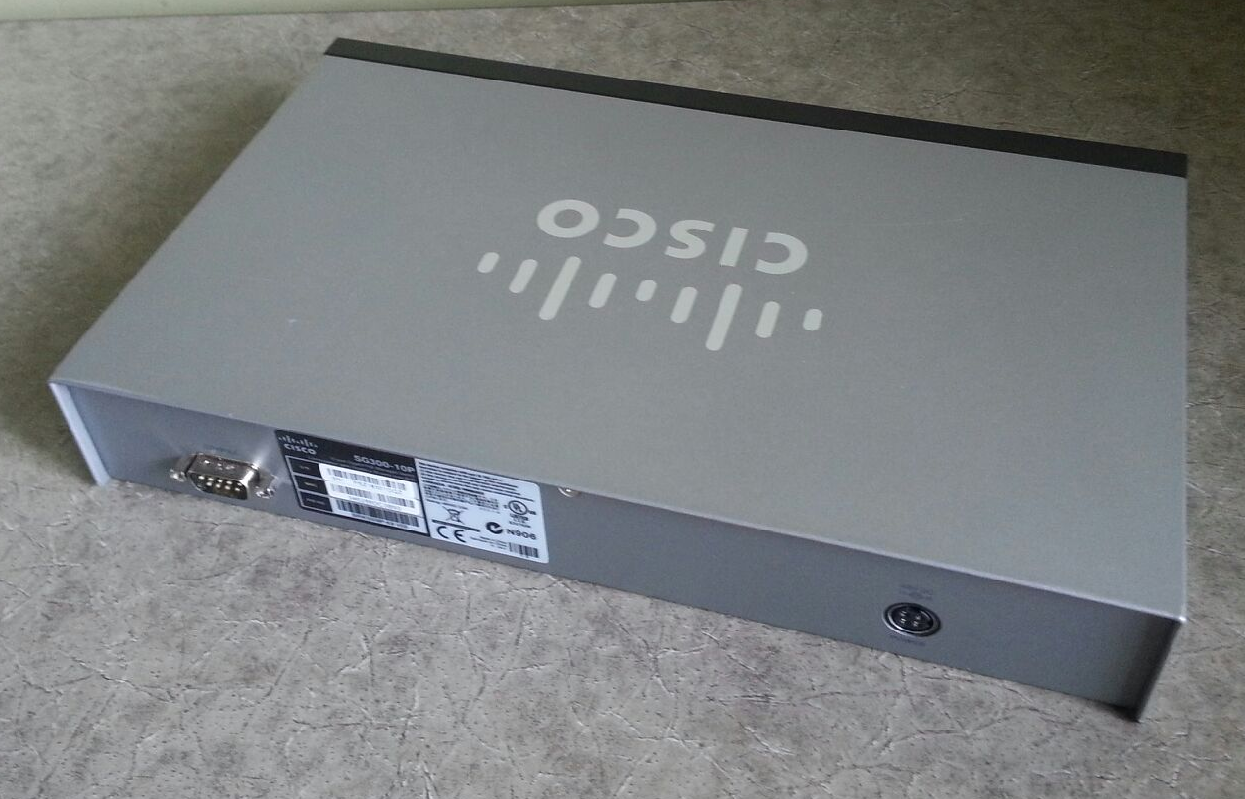 CISCO SMALL BUSINESS SG300-10P GIGABIT MANAGED SWITCH SRW2008PK9NA - AS IS