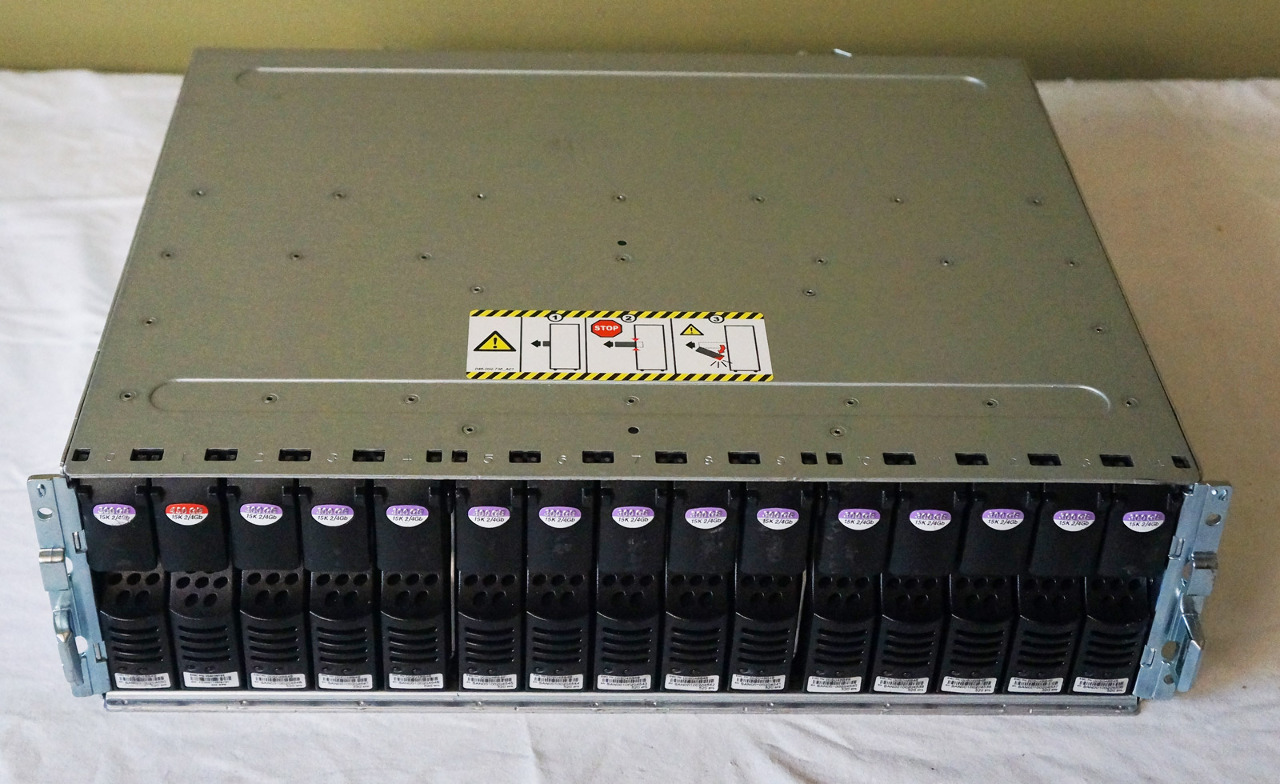 EMC EMC2 KTN-STL4 14*300GB 1*450GB STORAGE ARRAY DUAL CONTROLLERS & PSU ...