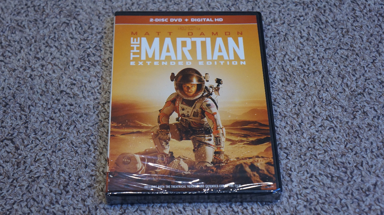 THE MARTIAN EXTENDED EDITION 2-DISC DVD+DIGITAL HD NEW | MDG Sales, LLC