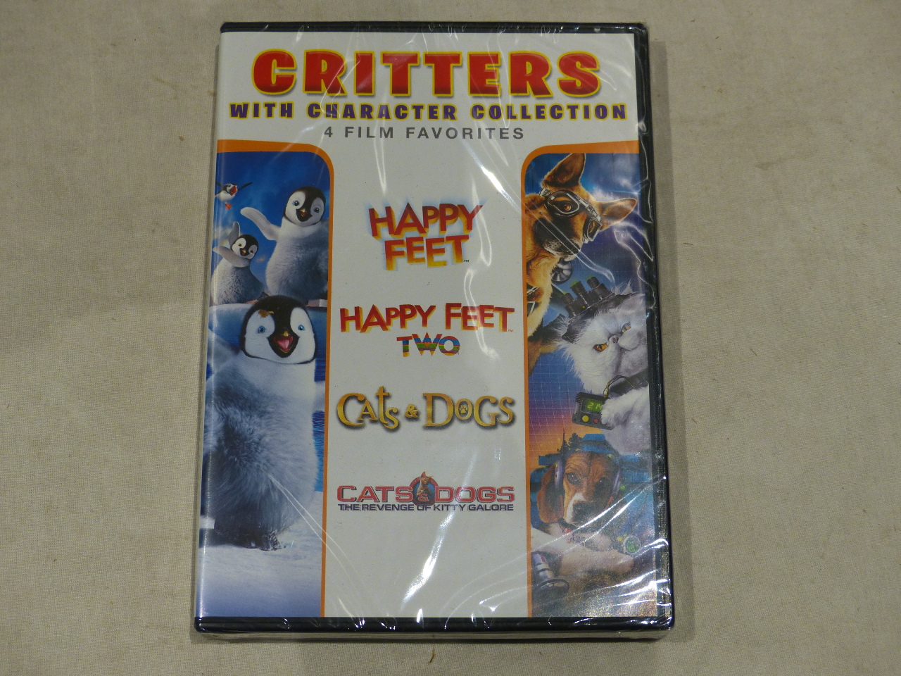 CRITTERS WITH CHARACTER COLLECTION 4 FILM FAVORITES DVD SET NEW | MDG ...