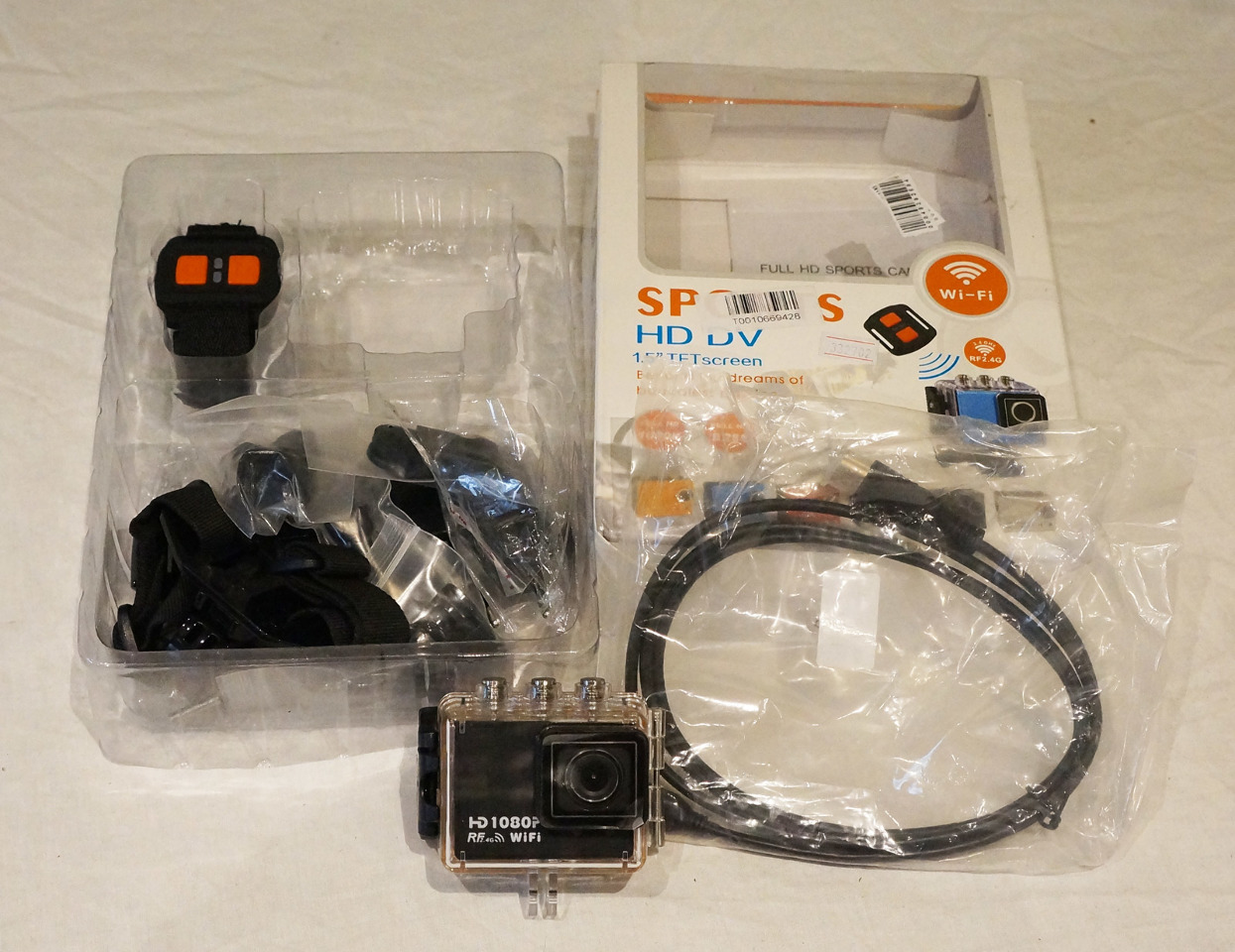 GENERIC SPORTS HD DV DIGITAL VIDEO WIFI CAMERA 1.5" TFT SCREEN FULL HD ...