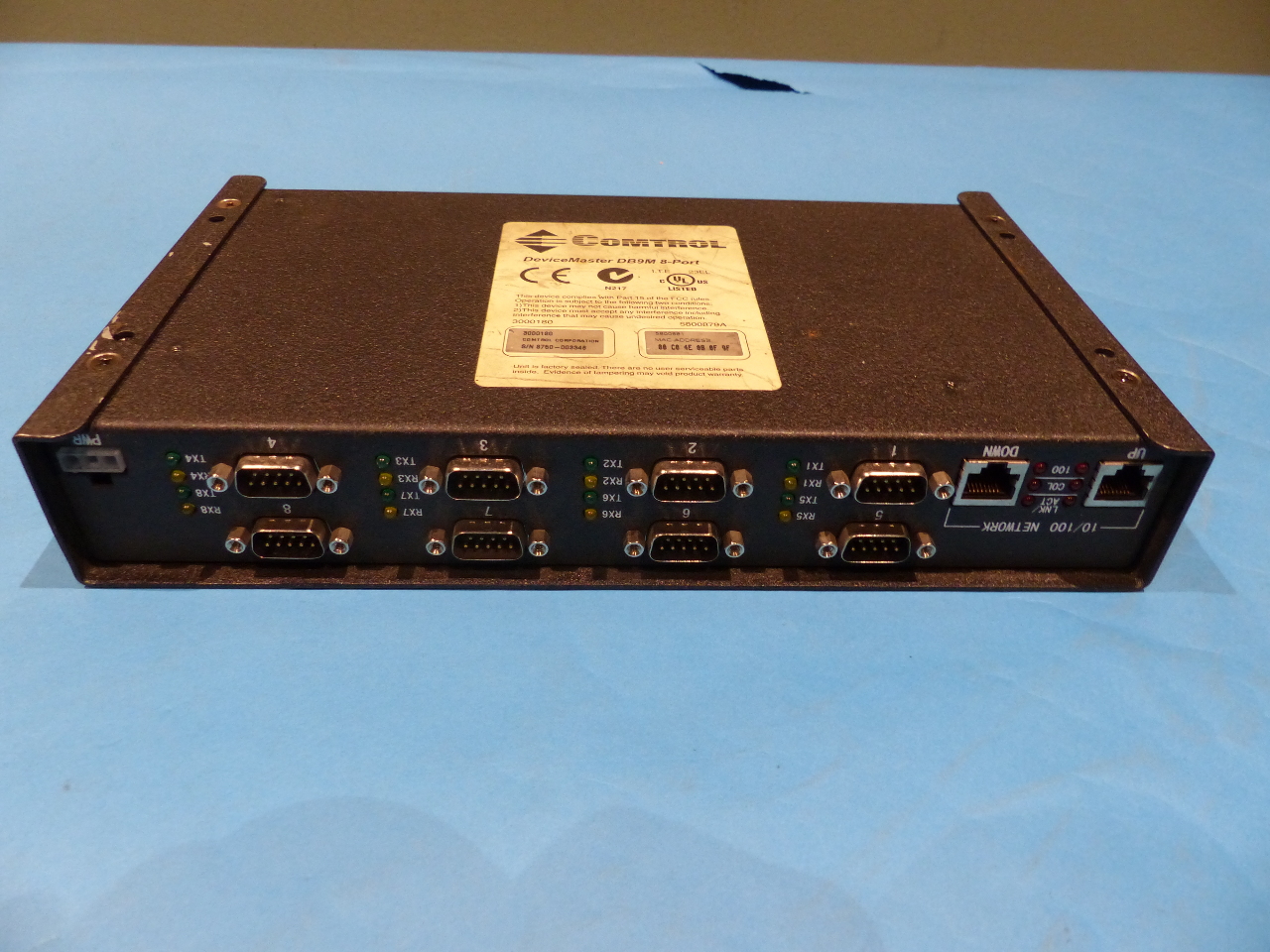 COMTROL DB9M 8-PORT DEVICEMASTER RTS SERIAL HUB 8-PORT DB9M ROHS | MDG ...