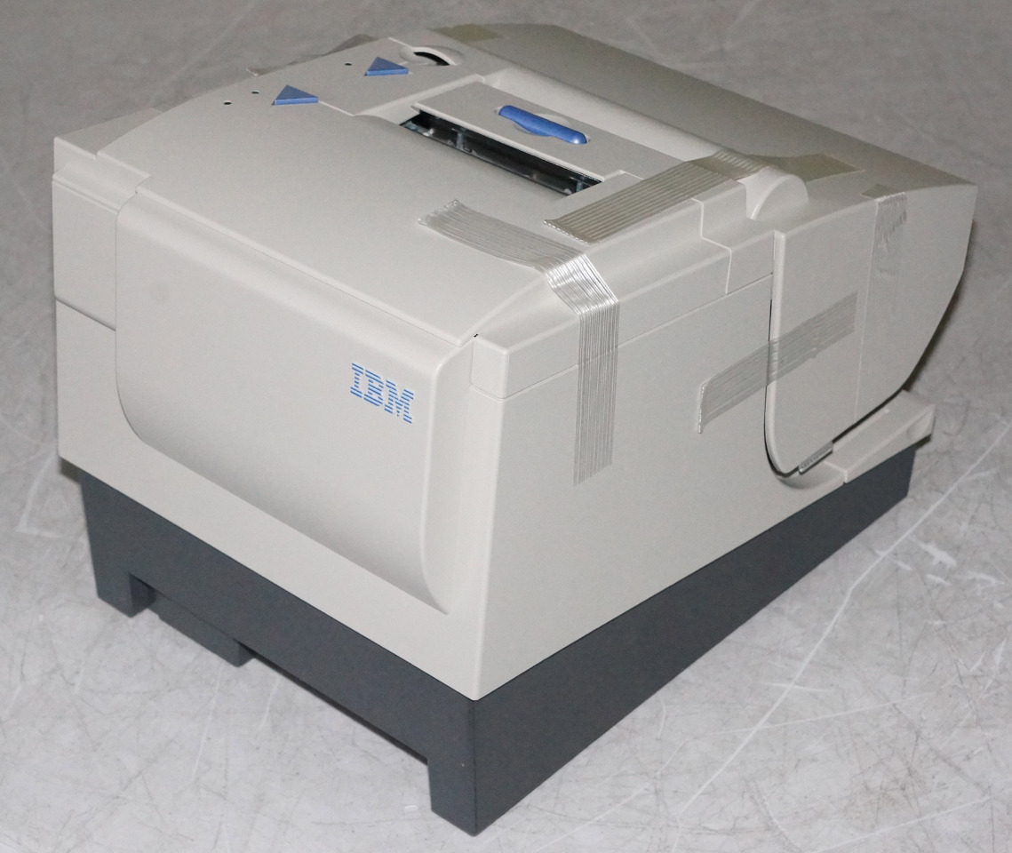 IBM 4610-2CR SUREMARK THERMAL PRINTER WITH RIBBON AND THERMAL PAPER ...
