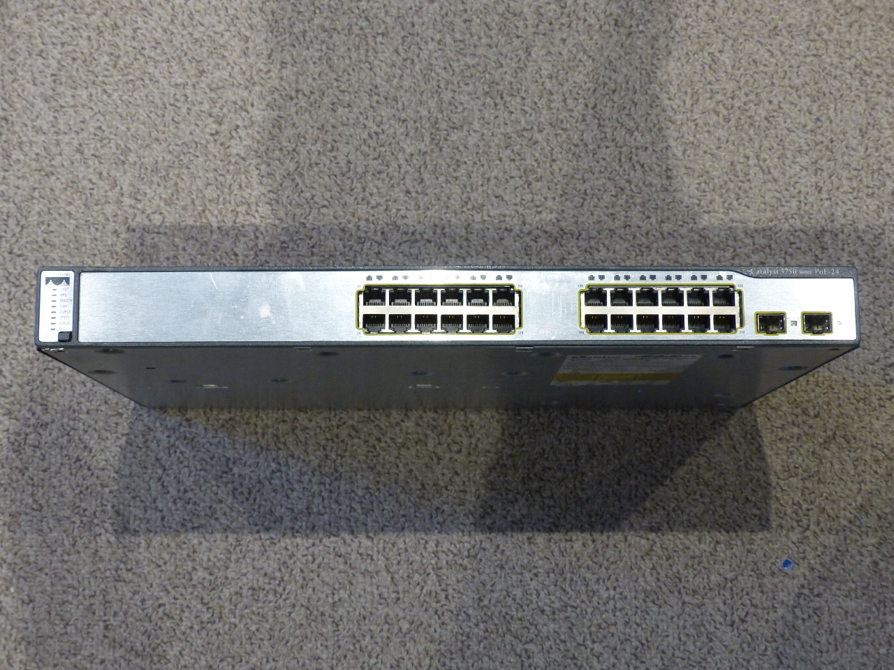 CISCO NETWORKING SWITCH CATALYST 3750 WS-C3750-24PS-S | MDG Sales, LLC