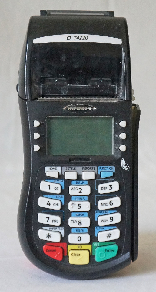 EQUINOX T4220 010332-359R ZYR IP MERCHANT CREDIT CARD PAYMENT TERMINAL ...