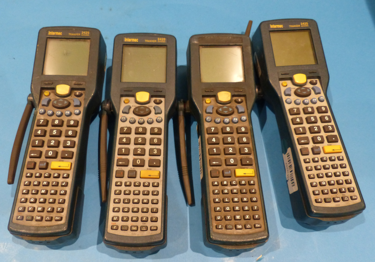 4* INTERMEC 2425 TRAKKER HANDHELD SCANNERS | MDG Sales, LLC