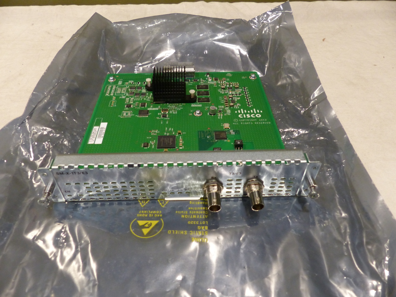 CISCO SM-X-1T3/E3 1-PORT T3/E3 ENHANCED SERVICE MODULE SMARTNET ...