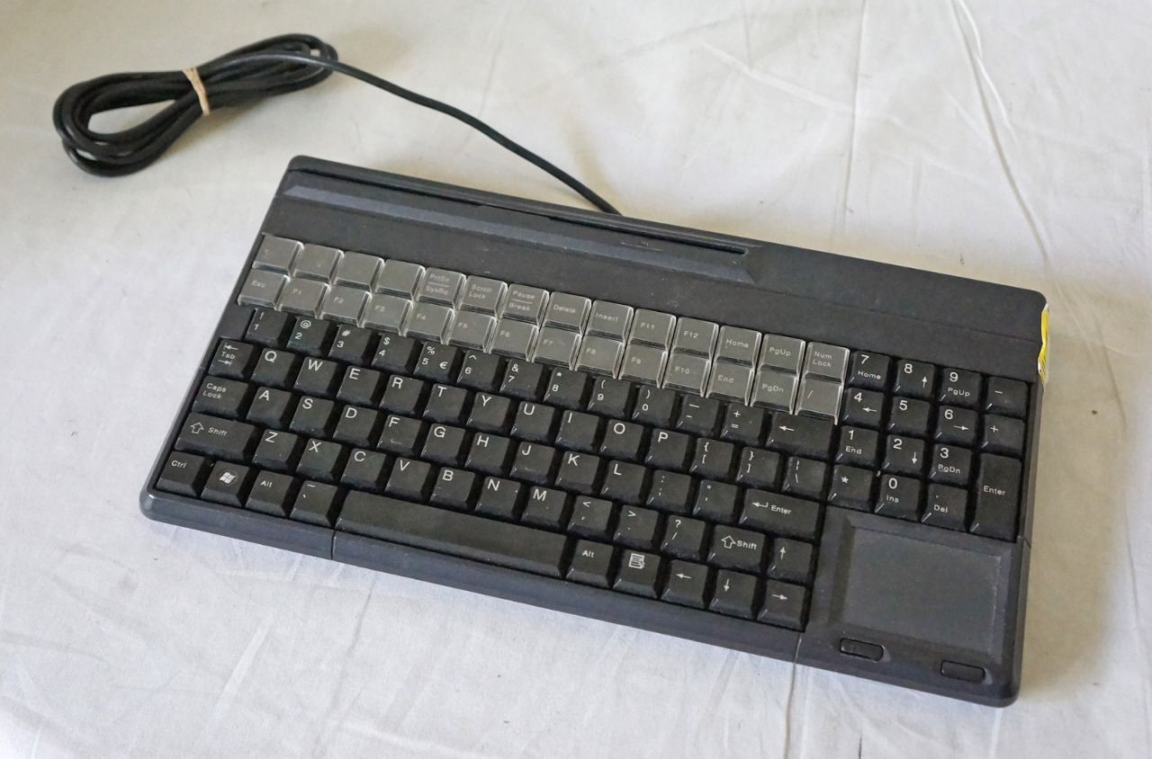 Cherry POS Retail USB Keyboard Magnetic Card Reader Spos G86 ...