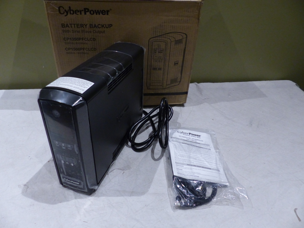 CYBERPOWER BATTERY BACKUP CP1350PFCLCD | MDG Sales, LLC