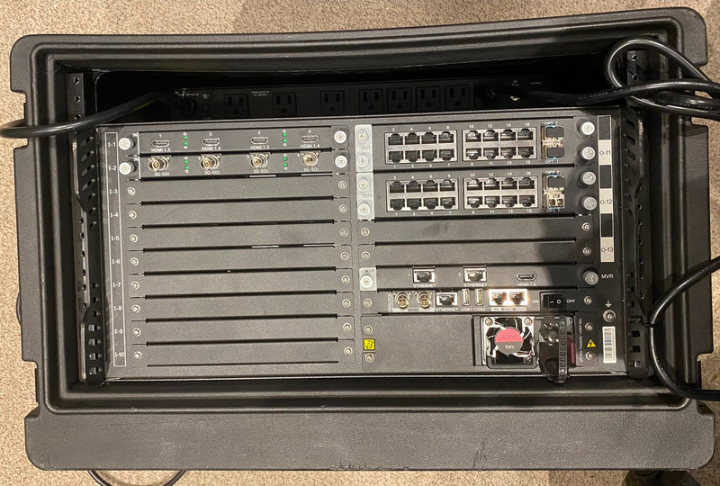 NOVASTAR H5 VIDEO WALL SPLICER WITH FURMAN C 15 AMP RACK MOUNT POWER ...