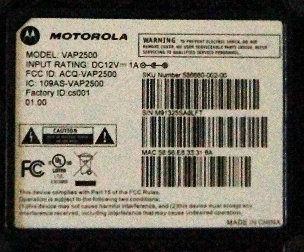 LOT OF 5* INTERNET HOME MODEM / ROUTER 2WIRE AT&T MOTOROLA VAP2500 ...