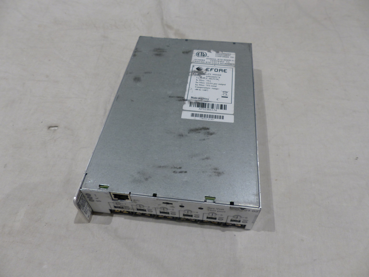 ERICSSON EFORE NETWORK 75A POWER SUPPLY PS 95H460 | MDG Sales, LLC